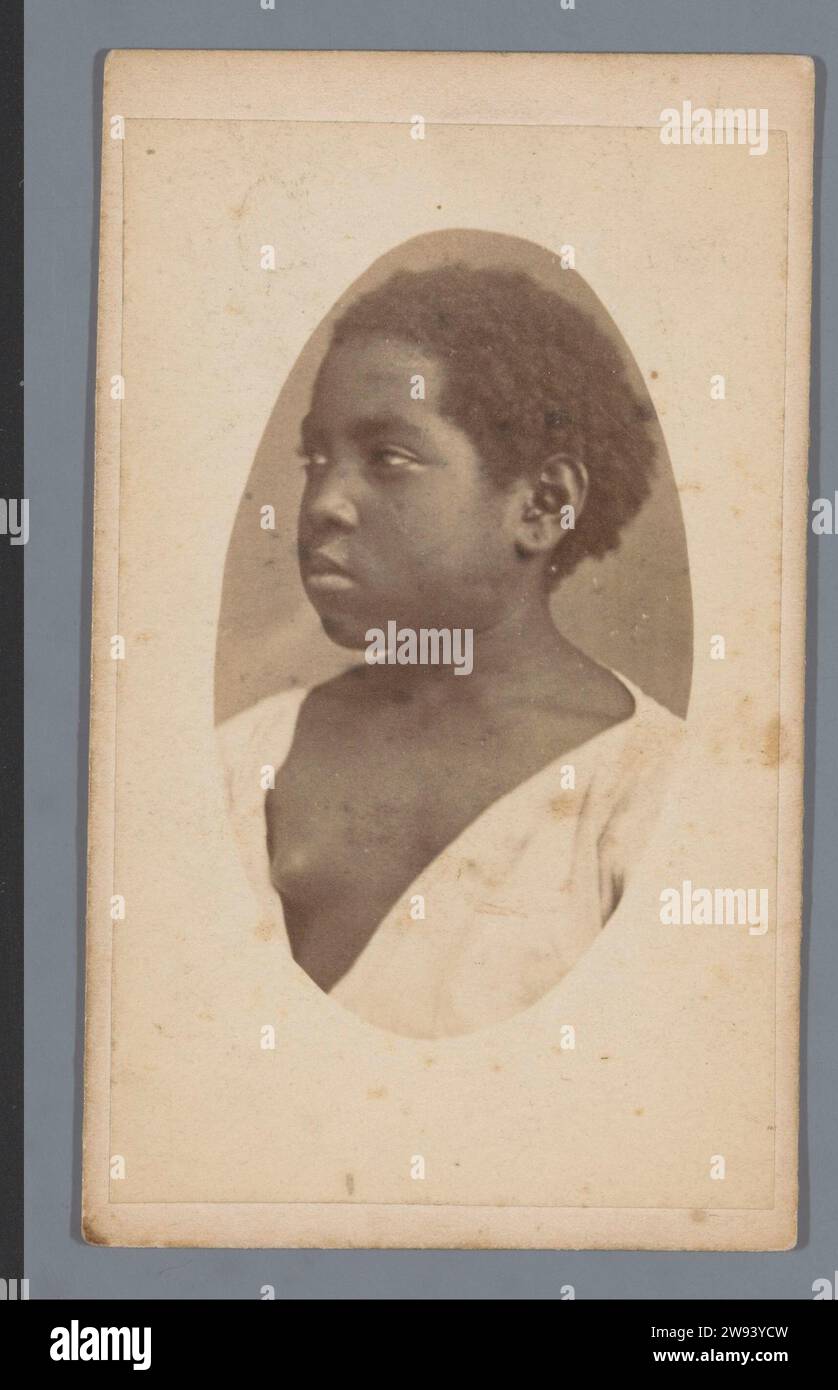 Portrait of an Abyssinian child, 1870 - 1900 Photograph. visit card ...