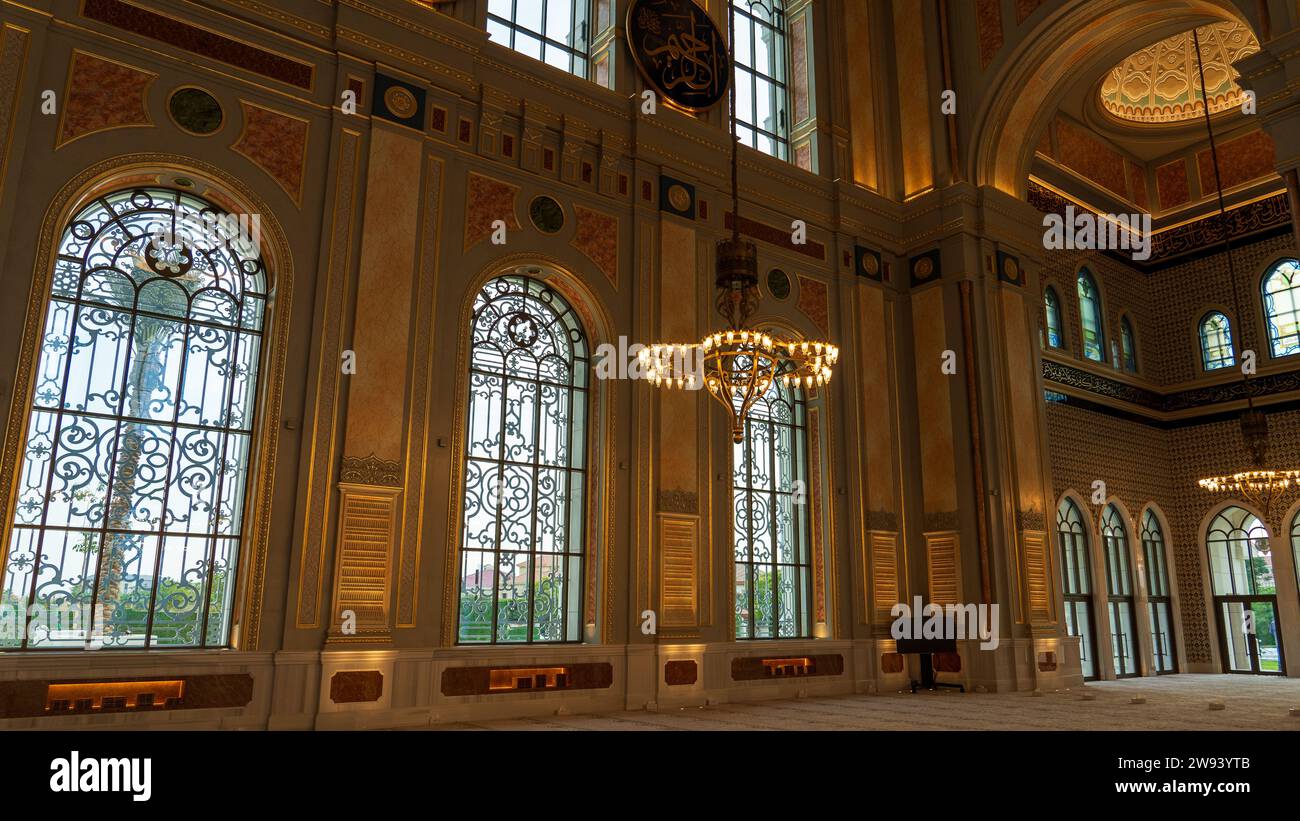 Pearl,Doha, Qatar- December 12 2023 : the newly opened Hamad bin Jassim ...
