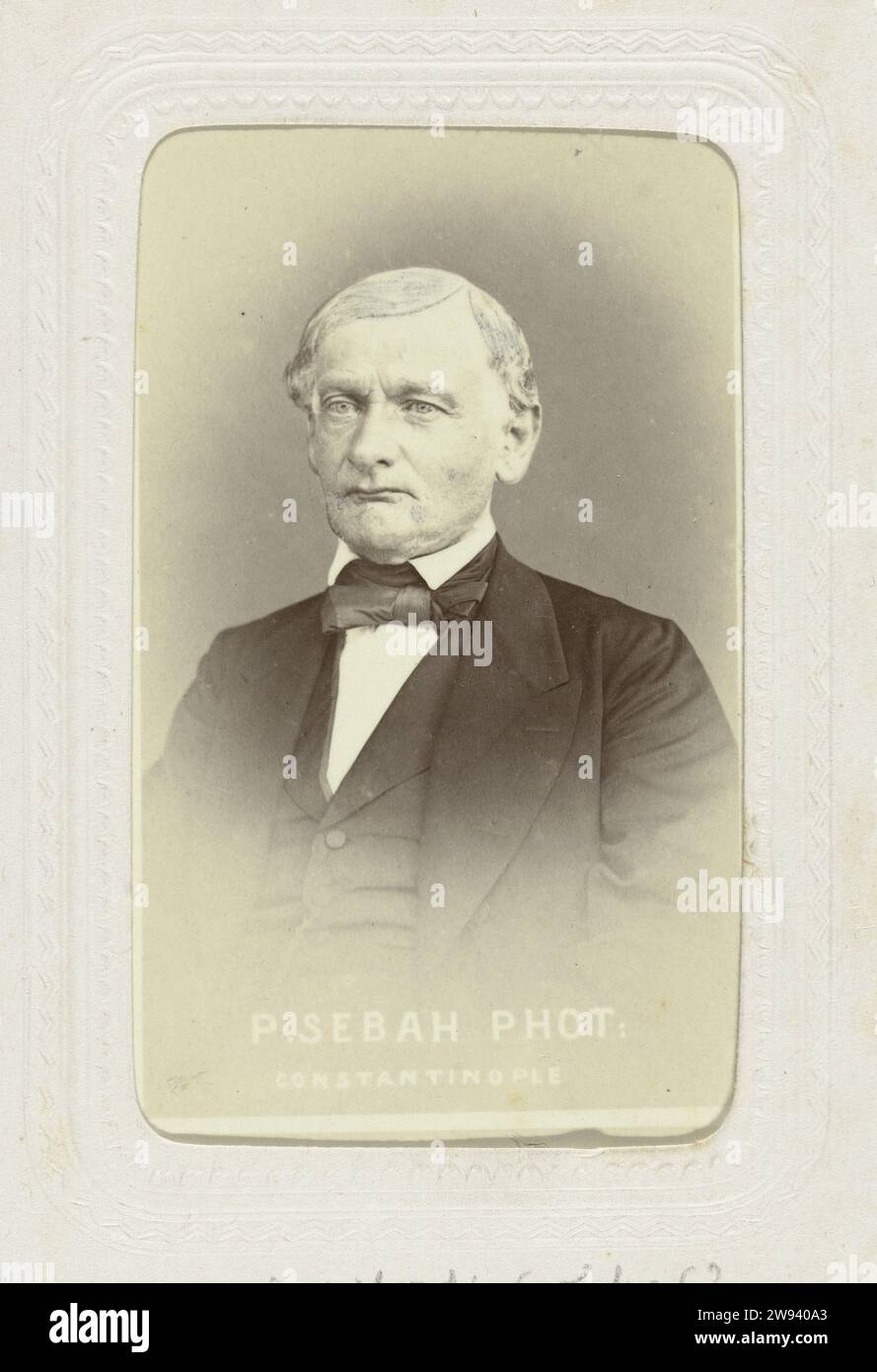 Portrait of Mr. Soko, c. 1863 - c. 1866 visit card Partially colored ...