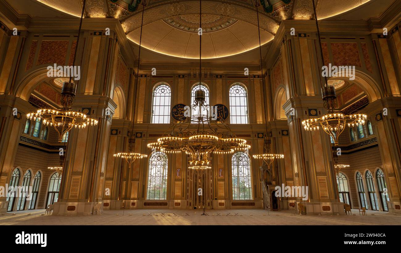 Pearl,Doha, Qatar- December 12 2023 : the newly opened Hamad bin Jassim ...