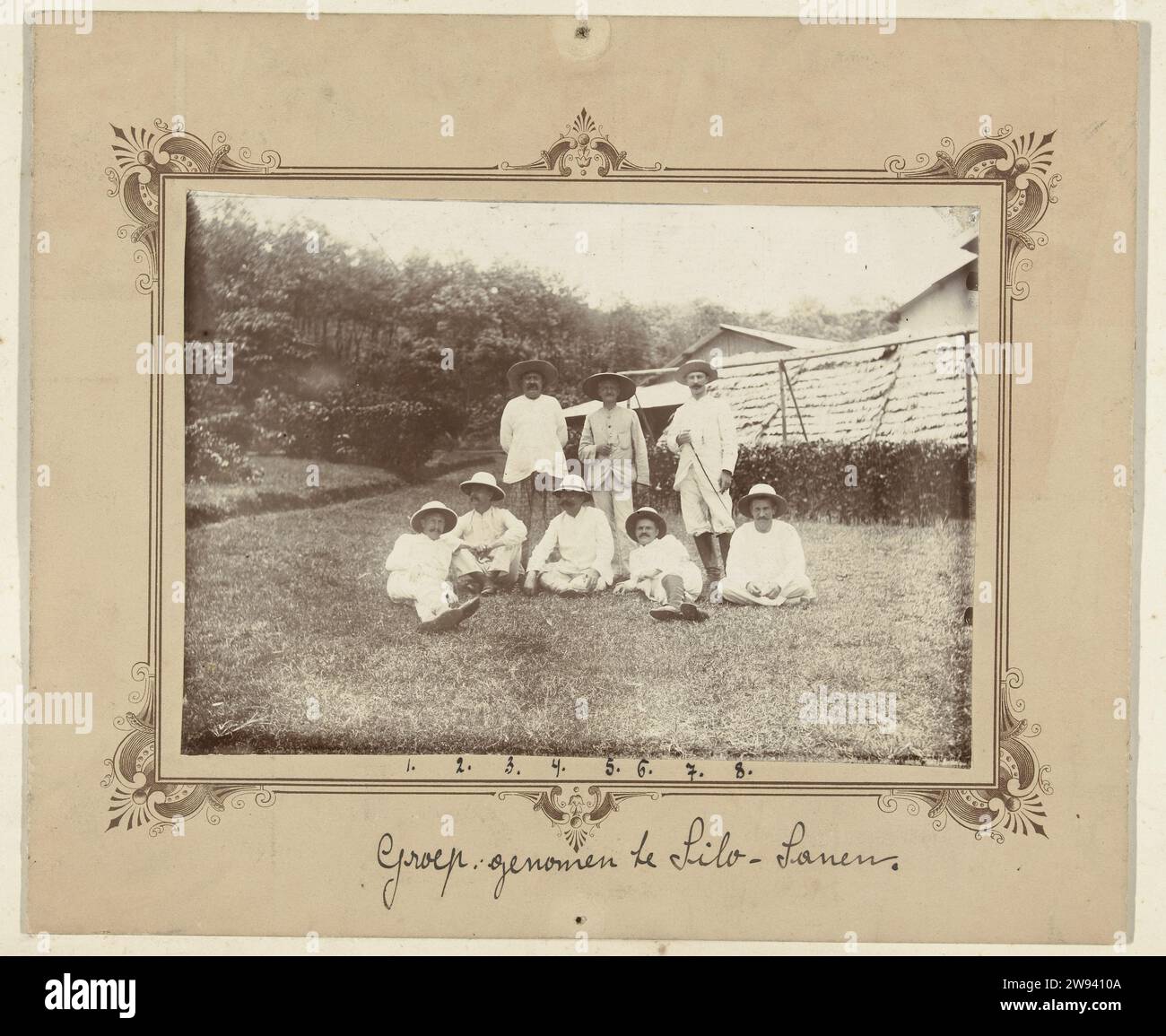 Group portrait of men in tropical suits, c. 1890 - c. 1910 photograph ...