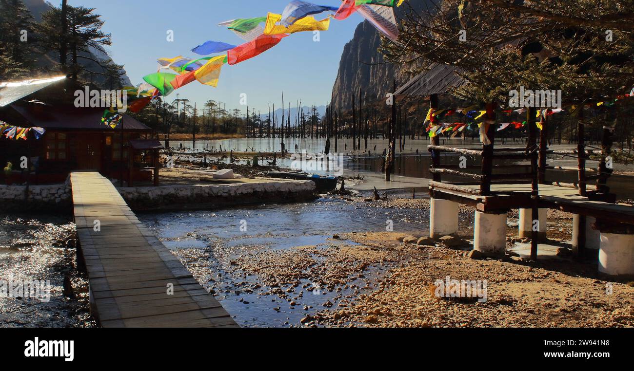 remote countryside landscape and beautiful madhuri lake (sungester lake ...