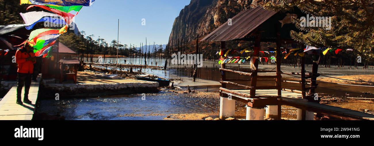 remote countryside landscape and beautiful madhuri lake (sungester lake ...