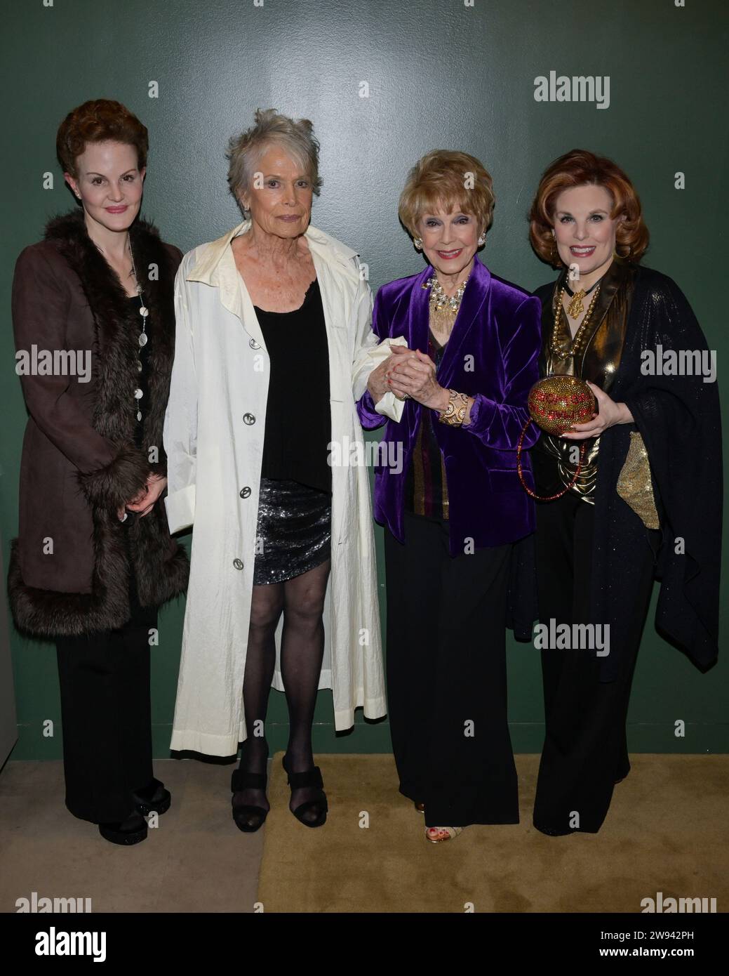 December 22, 2023, Hollywood, California, USA: Jennifer Kramer, Barrie Chase and Karen Sharpe ...