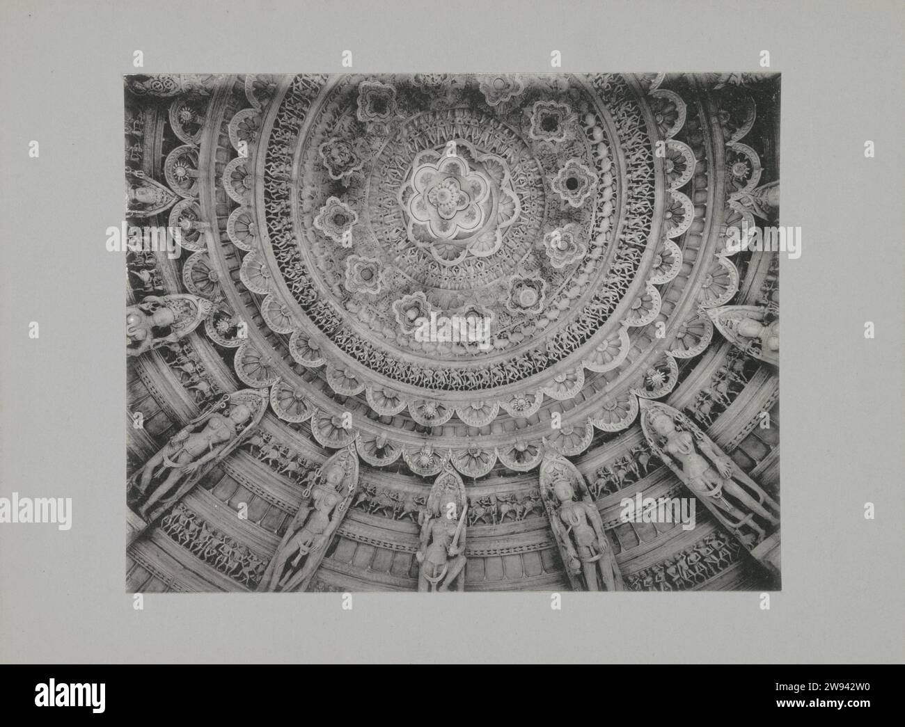 Ceiling of Dilwara Temple at Mount Abu, c. 1895 - c. 1915 ...