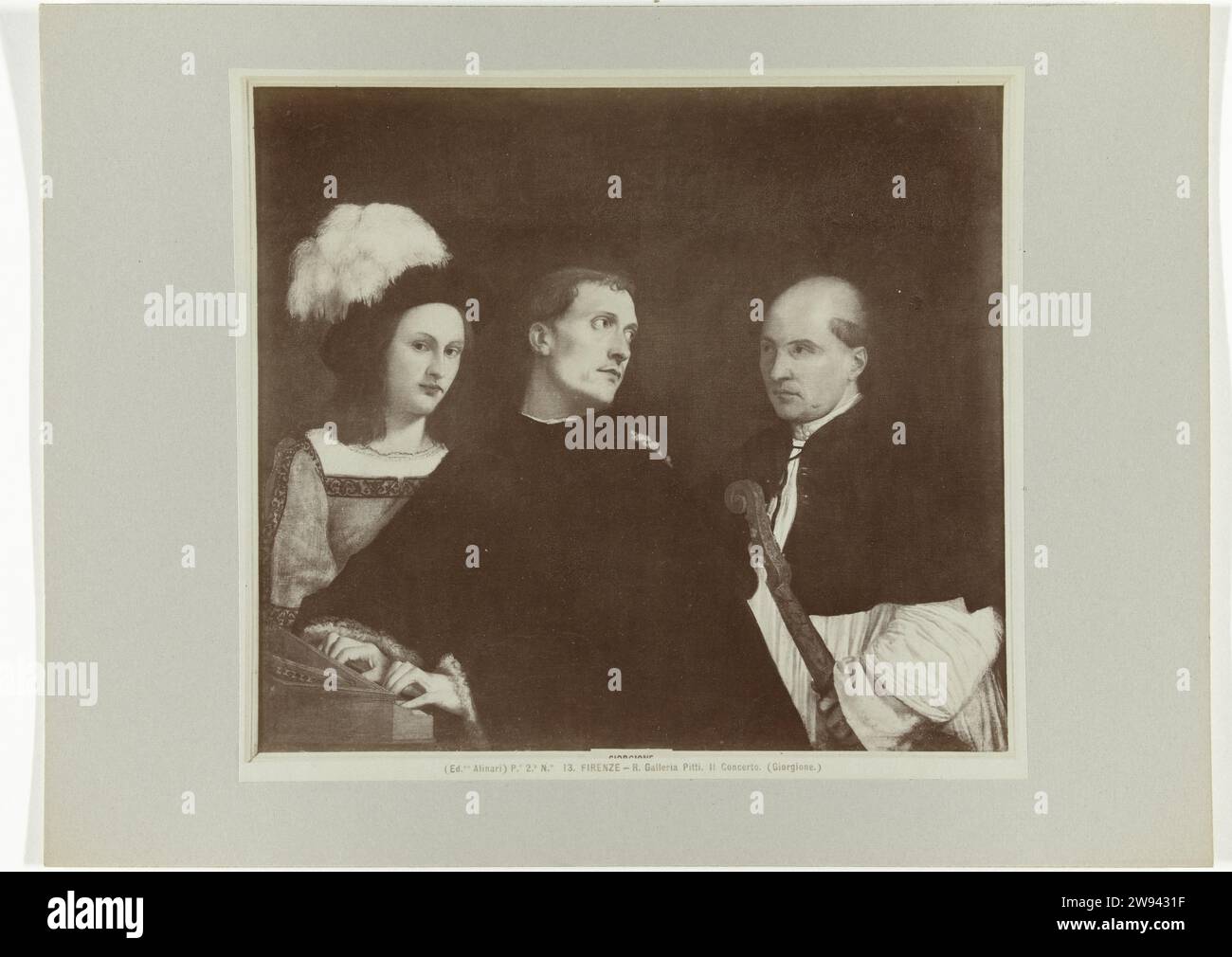 The concert, c. 1880 - c. 1895 photograph Painting made by Giorgione ...