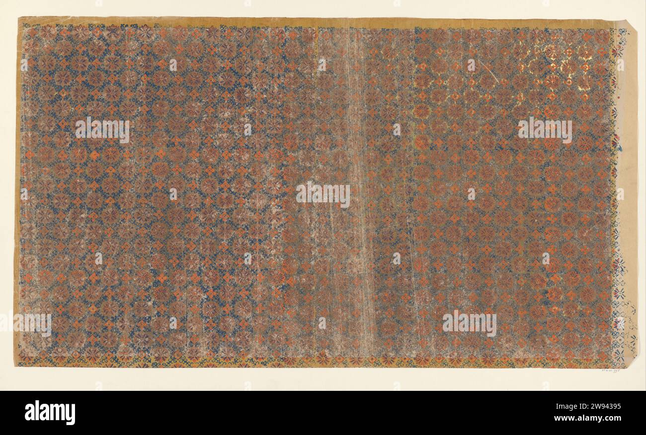 Leaf with windscreen pattern of tendrils with flower as field filling ...