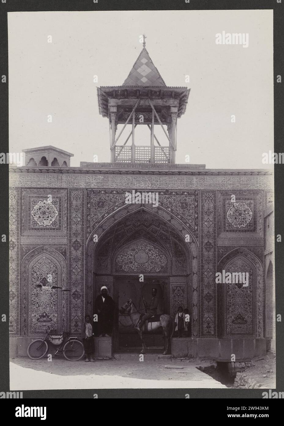 Mosque of the Shah (Masjed-e Shah) in Isfahan, Persia, c. 1925 ...