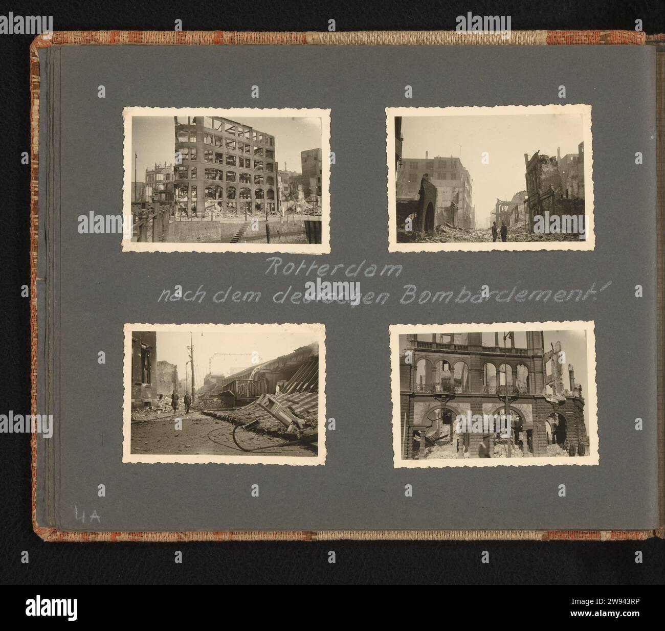 Rotterdam after the German bombing!, 1940 photograph Album magazine ...