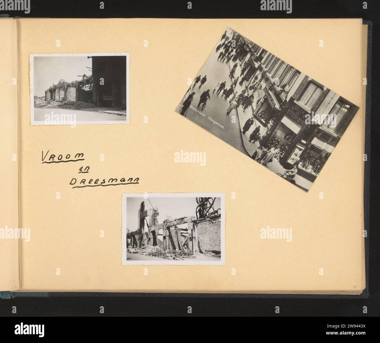 Vroom and Dreesman, 1940 photograph Album magazine with two photos and ...