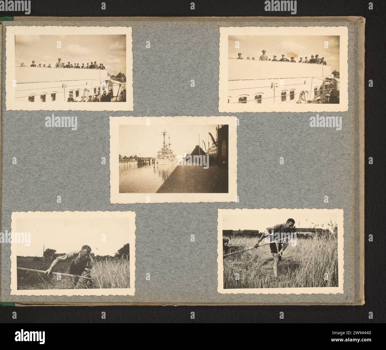 War ship and Harvests, 1935 - 1938 photograph Album magazine with five ...