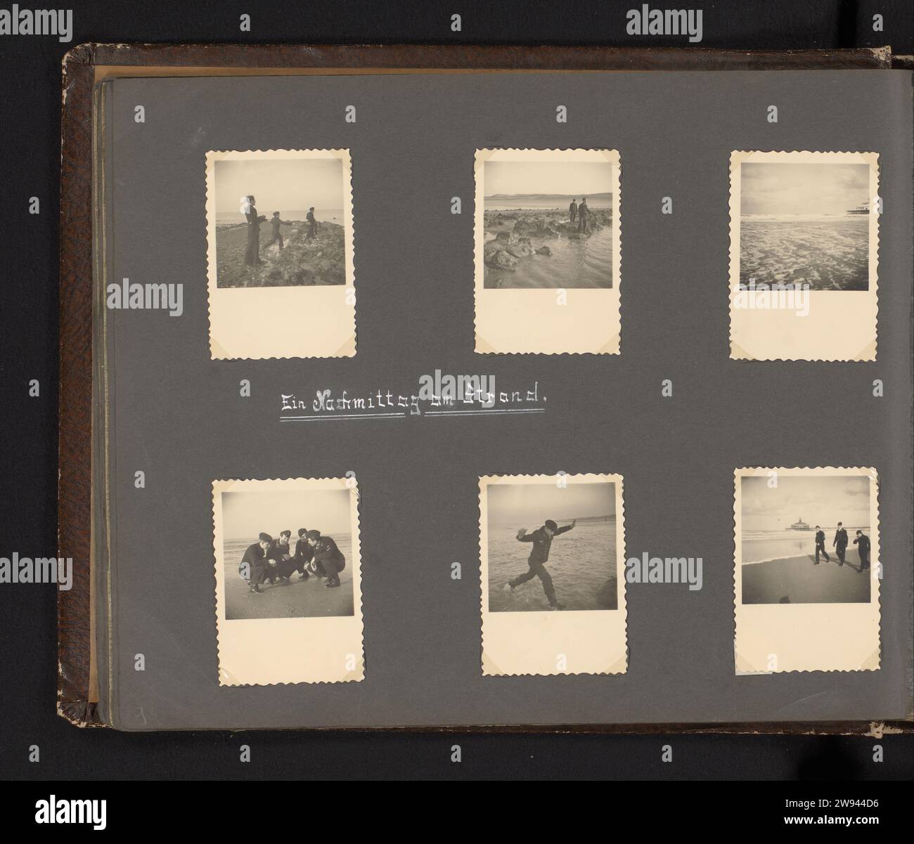 Kriegsmarine on the beach of Scheveningen, 1942 photograph Album ...
