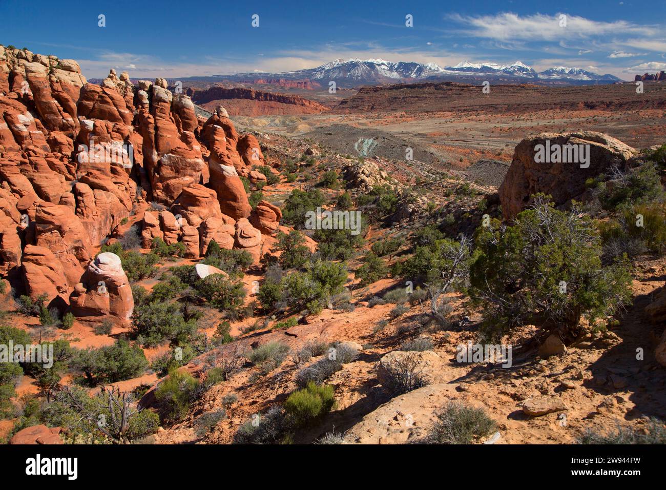View from Fiery Furnace Viewpoint, Arches National Park, Utah Stock ... View from Fiery Furnace Viewpoint, Arches National Park, Utah Stock ...