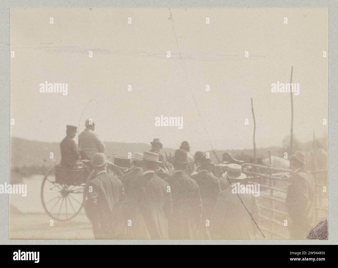 Emperor Wilhelm II departs by carriage, 1889 photograph Norway paper ...