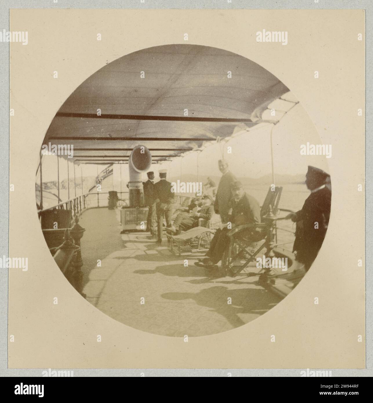 Equipment on board a ship, 1889 photograph Norway paper. cardboard ...