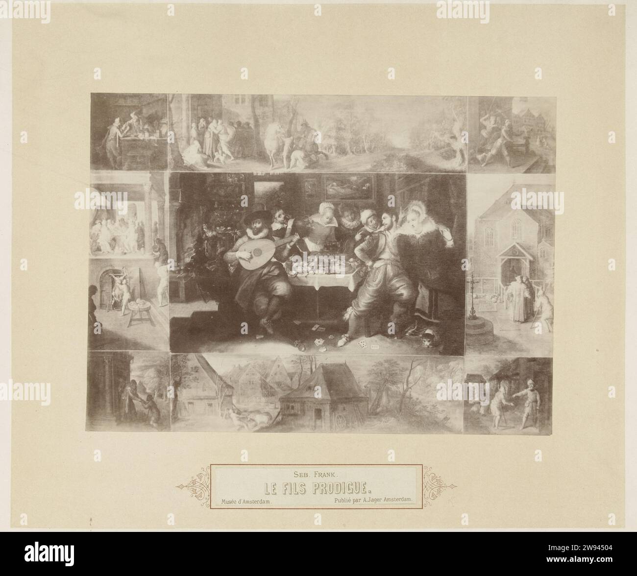 Painting The History of the Lost Son by Frans Francken II, Andries ...