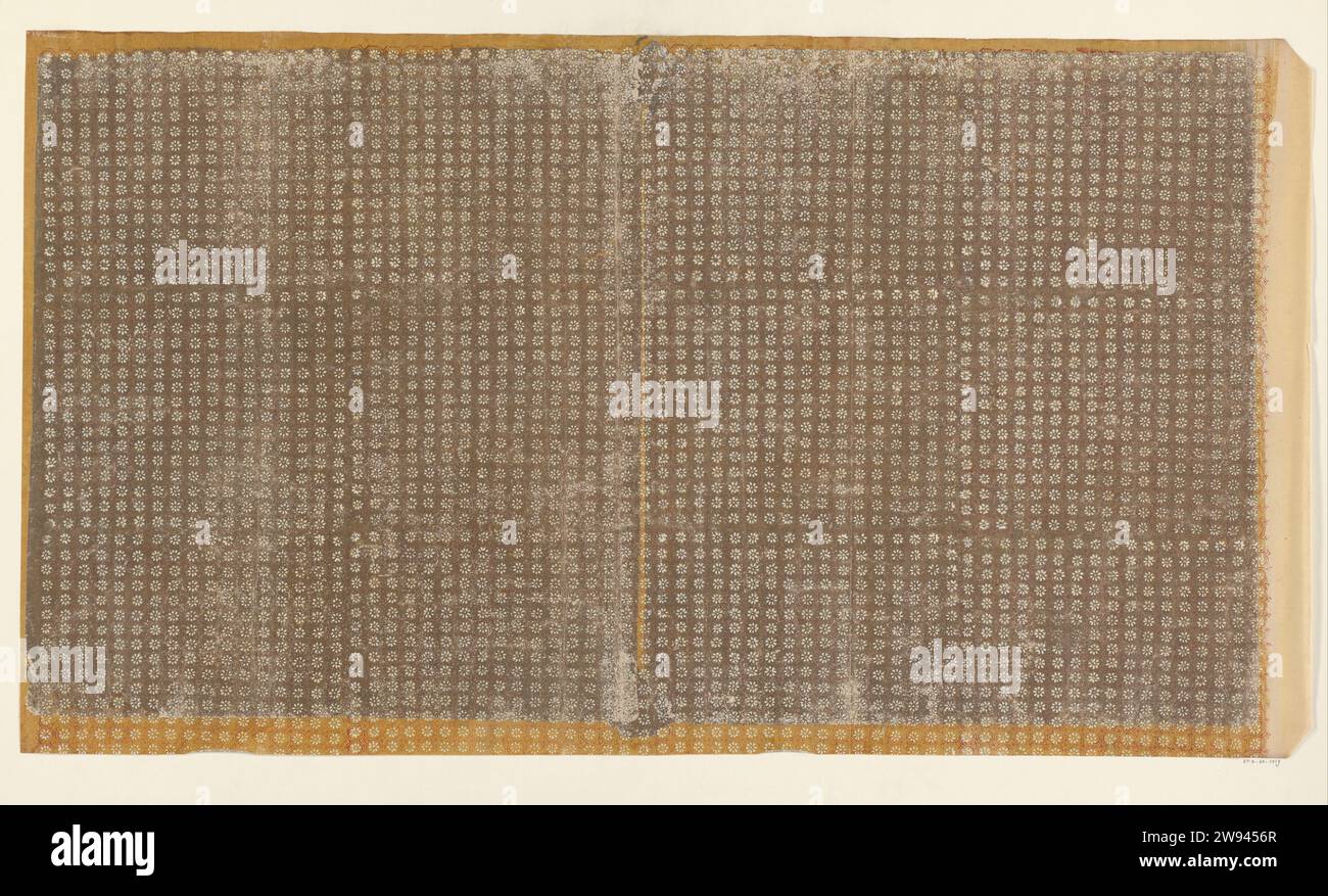Leaf with grid pattern of hexagons with floral pattern and Swastika ...