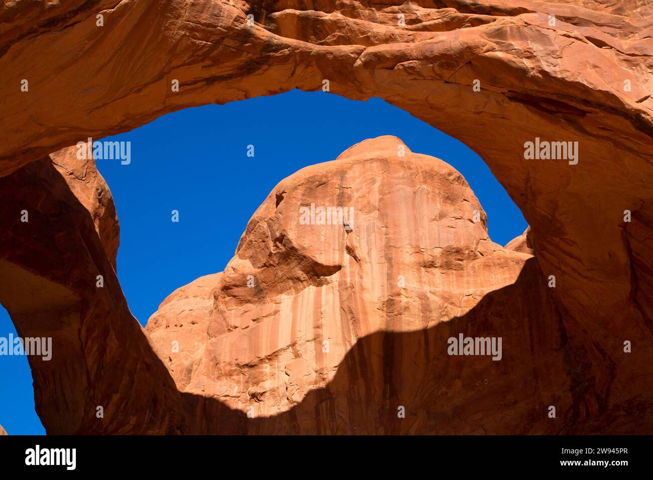 Double Arch, Arches National Park, Utah Stock Photo - Alamy