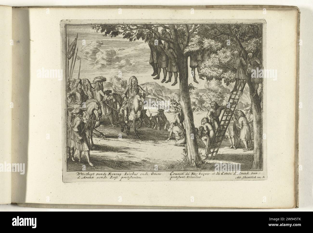 Cruelty by King Jacobus II and Comte d'Avaux in Ireland, 1689, 1689 ...