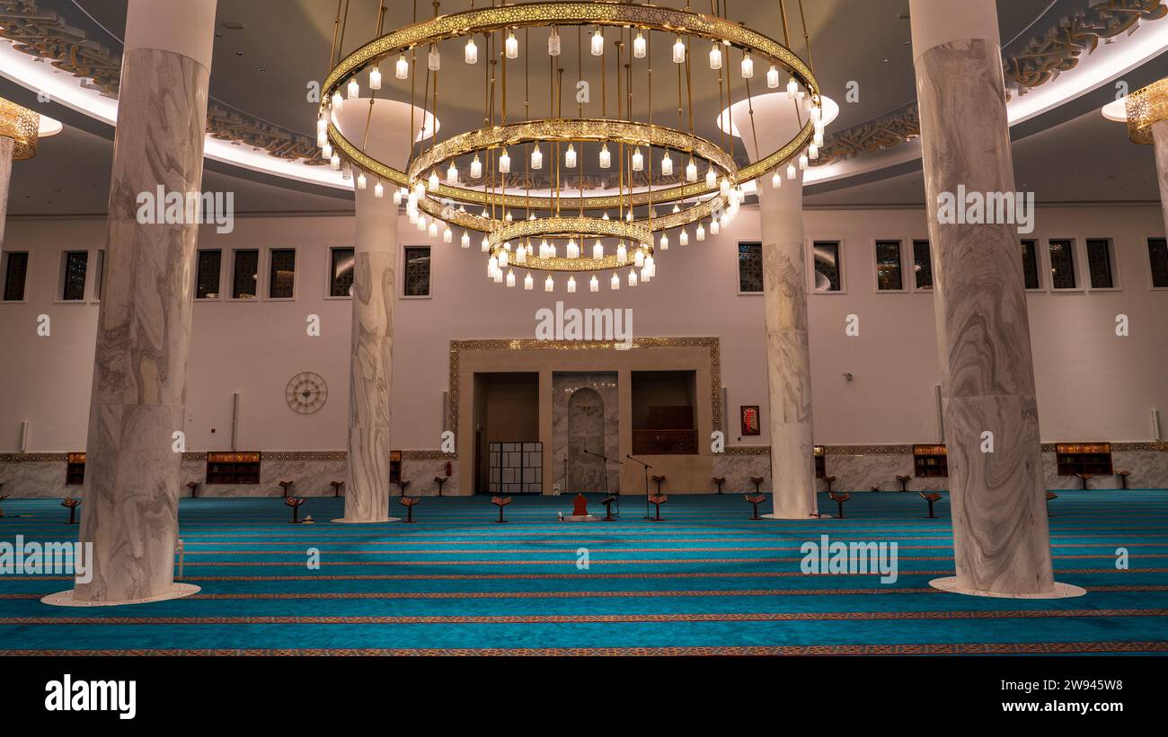 Pearl,Doha, Qatar- December 12 2023 : the newly opened lusail masjid ...