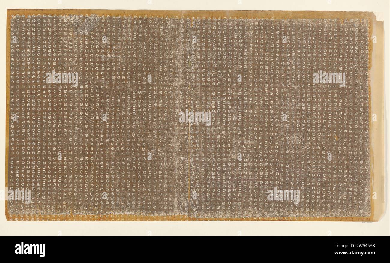 Leaf with grid pattern of hexagons with floral pattern and Swastika ...