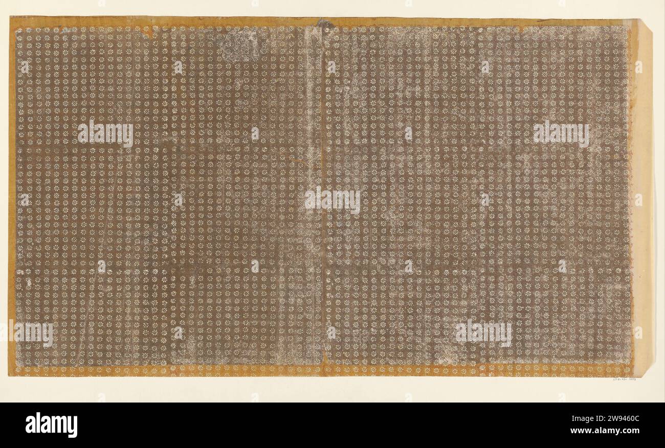 Leaf with grid pattern of hexagons with floral pattern and Swastika ...