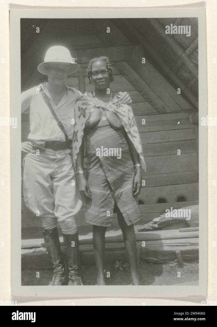 Dutch Man with Afro-Surinamese Woman in Suriname, 1929 - 1930 ...