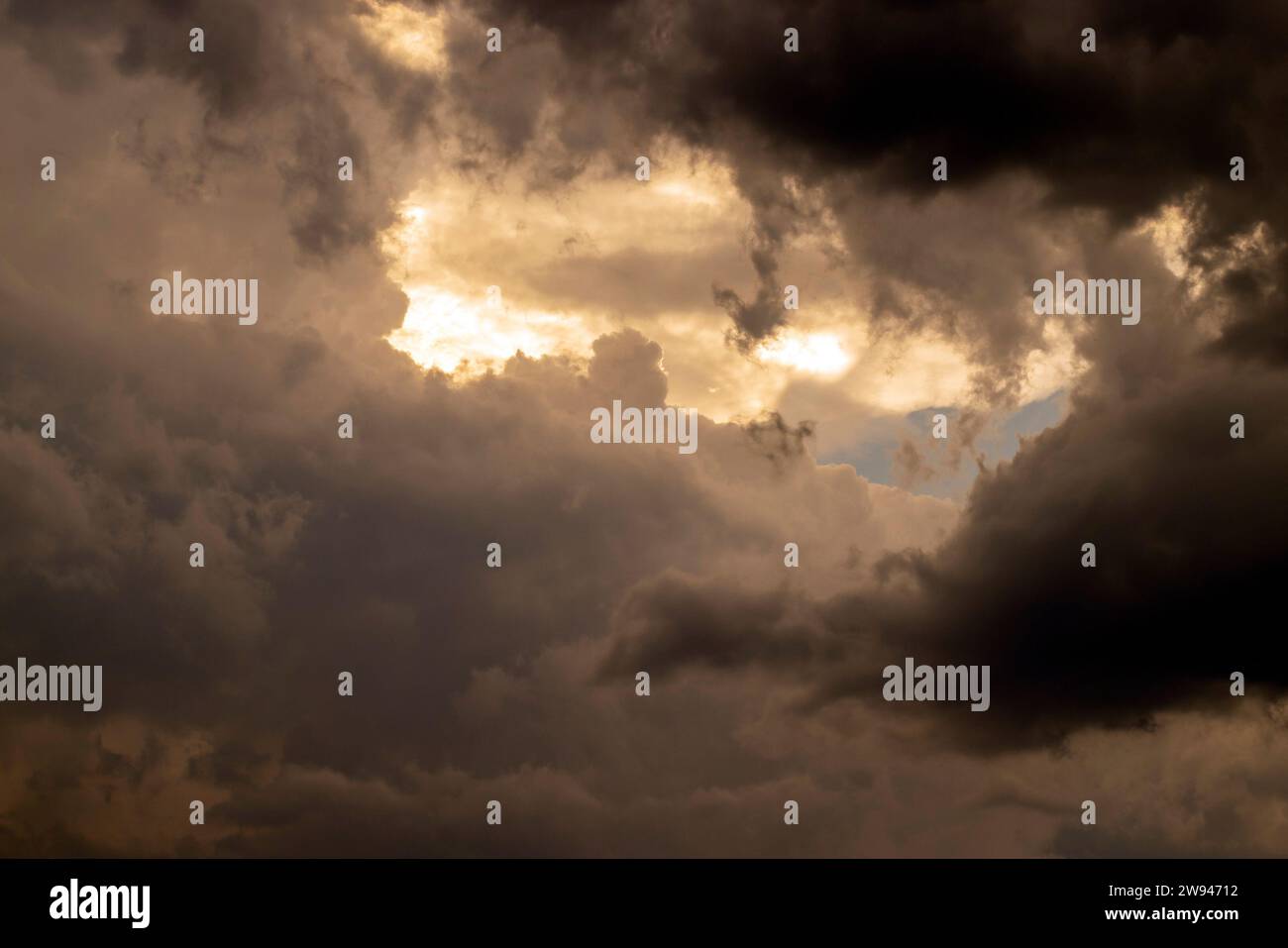 big dark clouds before rain, beautiful dramatic sky with dark clouds in summer Stock Photo - Alamy