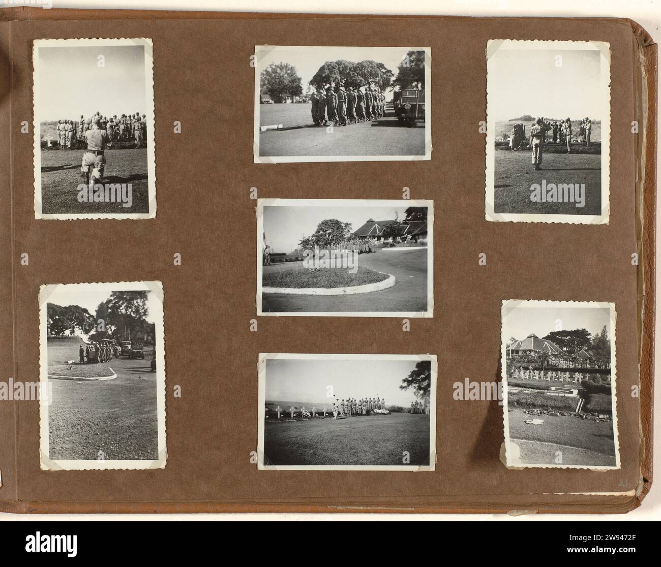 Military funeral, 1949 photograph Album magazine with seven photos ...