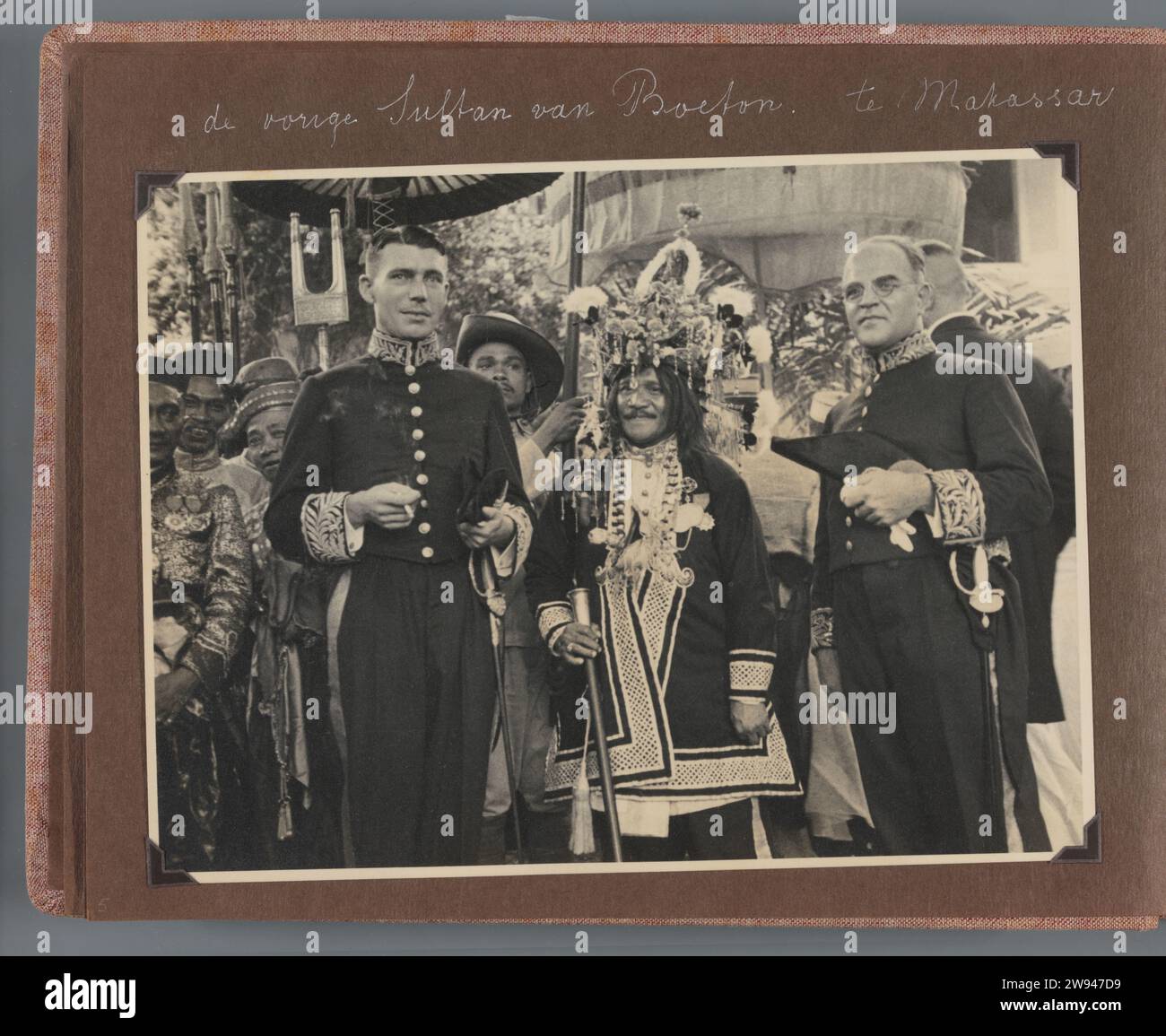 The Previous Sultan of Buton, in Makassar, 1937 - 1938 photograph Album ...