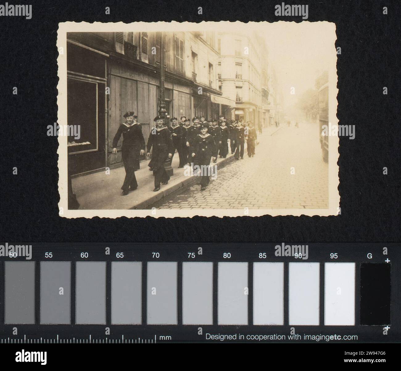 Sailors on the street in Paris, 1940 - 1943 photograph Group of German ...