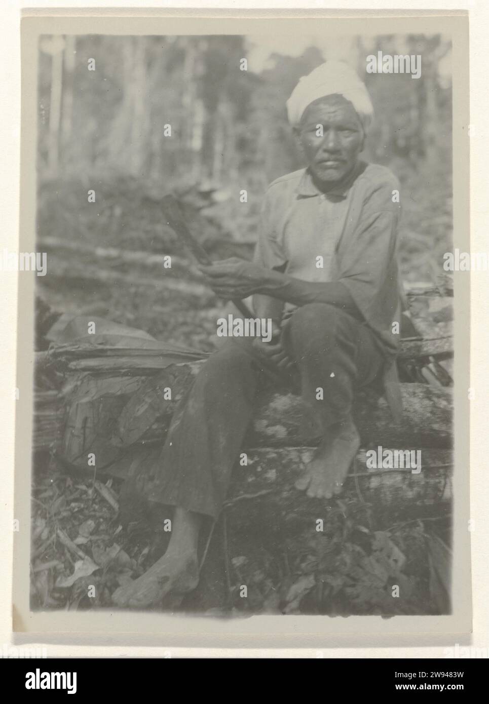 A Hindustani employee in Moengo, 1929 - 1930 photograph Suriname ...