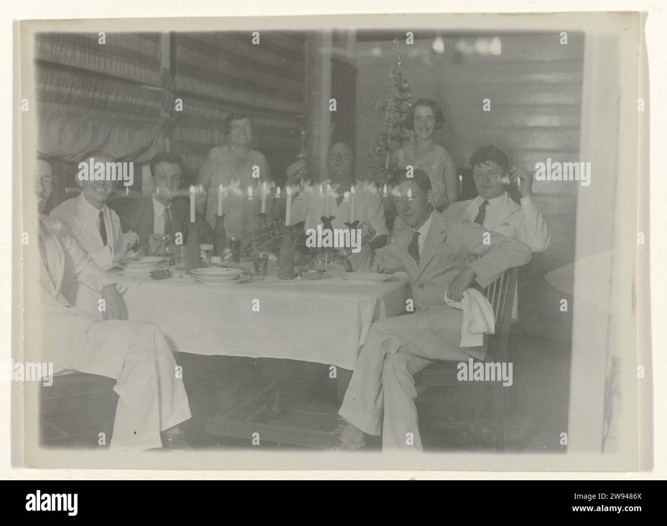 Christmas in Moengo, 1930 photograph Suriname photographic support ...