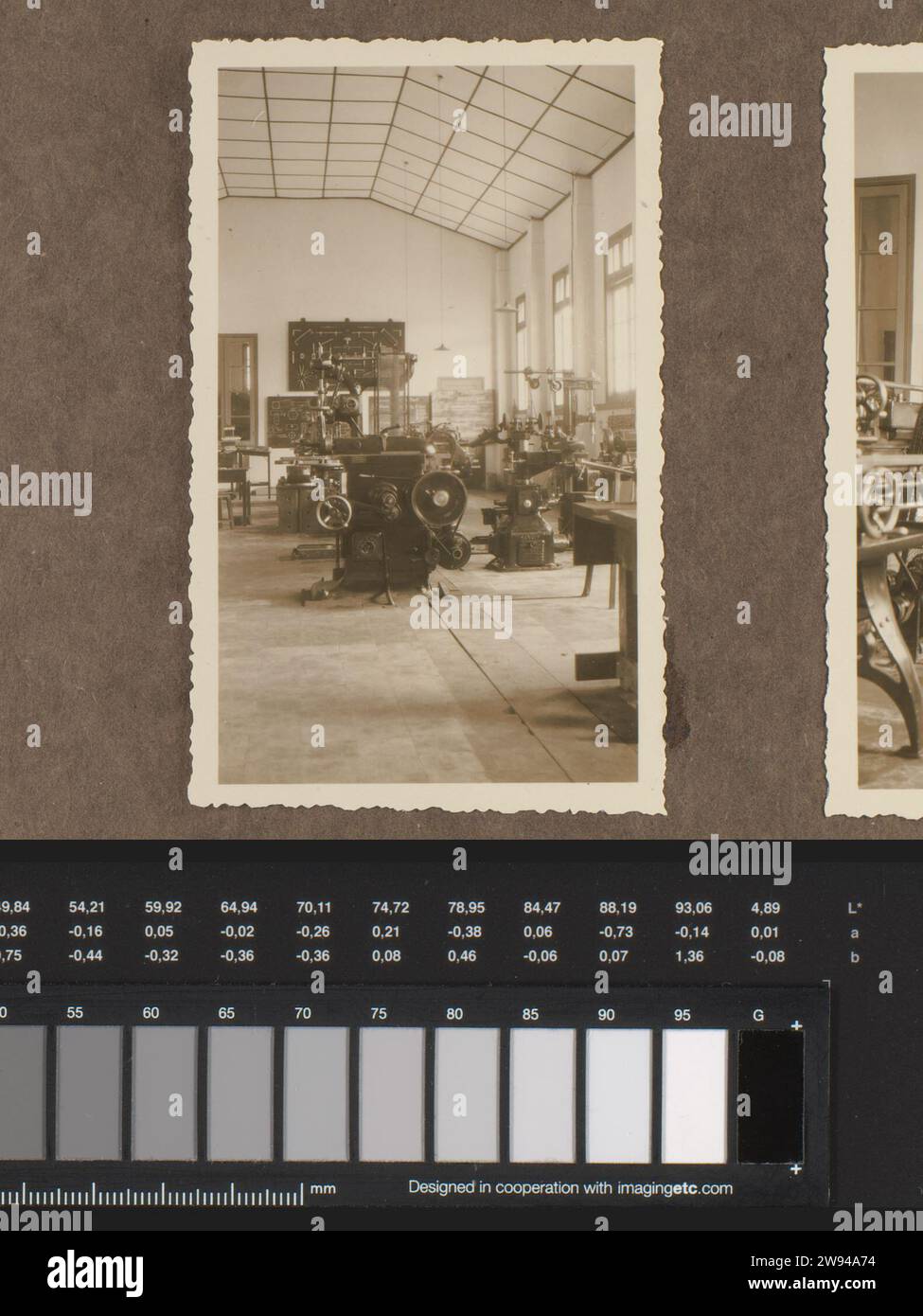 Lathes of the Technical School in Bandoeng, 1933 photograph Lathes in ...