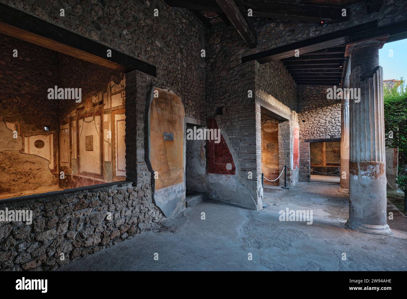 Pompeii after eruption painting hi-res stock photography and images - Alamy