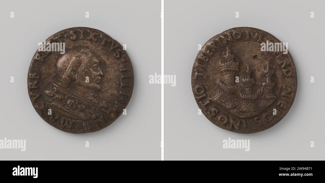 Recovery of the city walls of Ostia, in honor of Sixtus IV and his ...