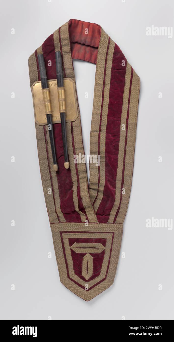 Drum-major Dress Belt, c. 1830 - c. 1880 musical instrument. elements ...
