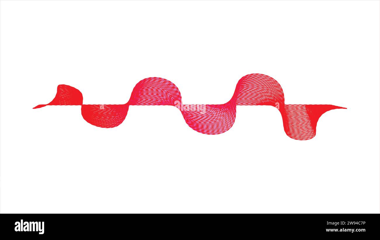 colorful vector design illustration of dynamic sound waves, radio ...