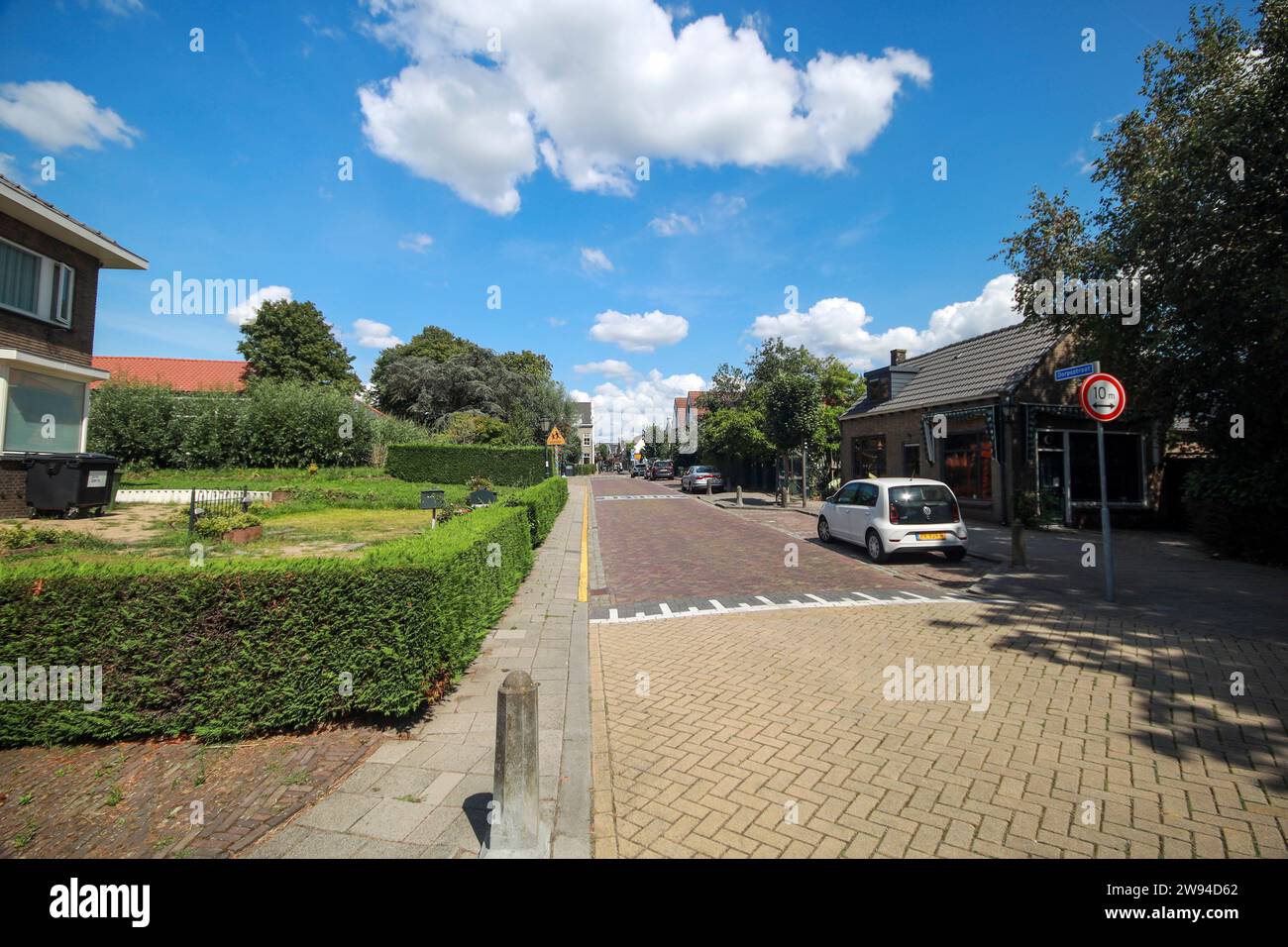 Houses and streets of the old village part of Nieuwerkerk aan den ...