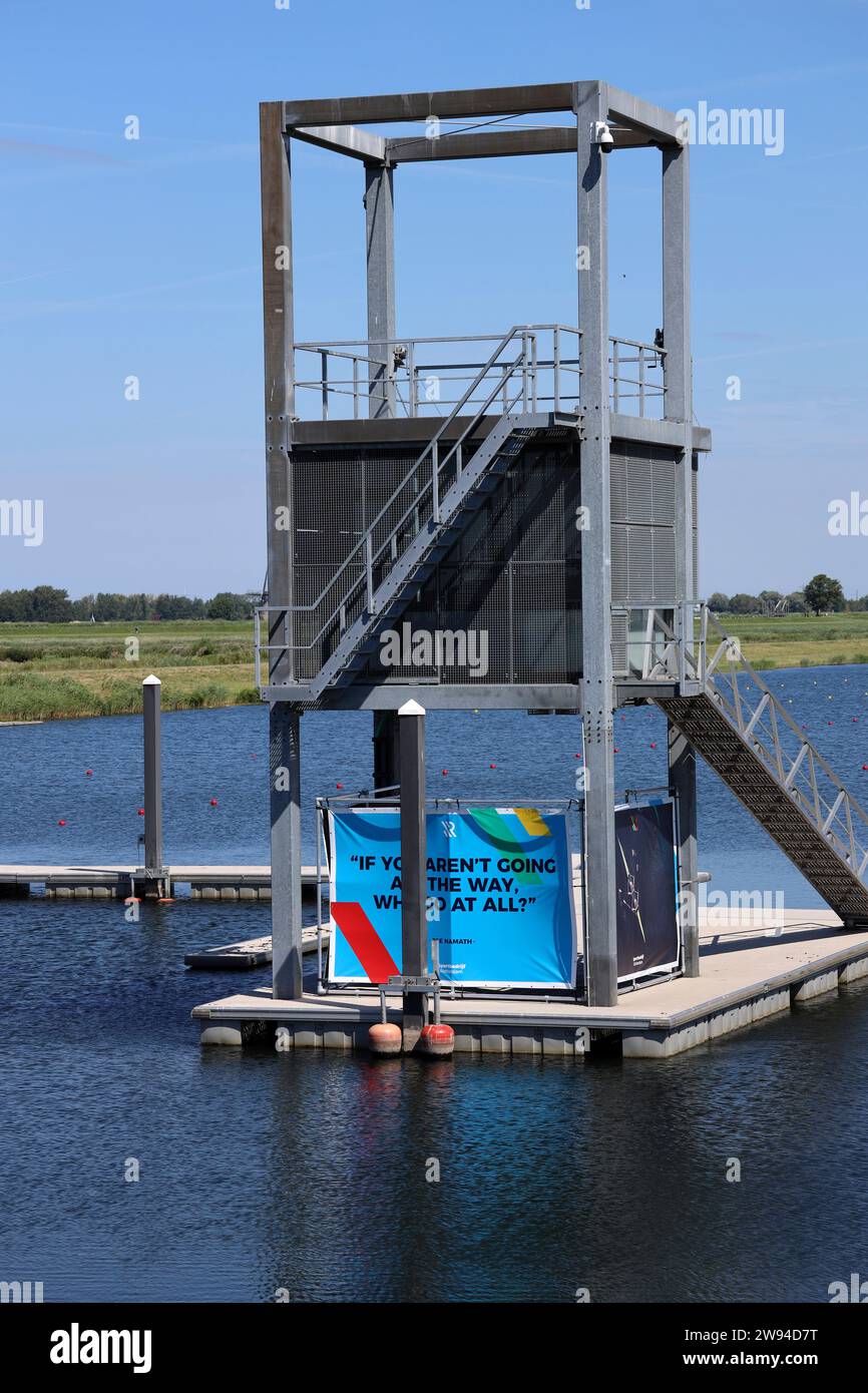 Rowing facility, nature and sport area in the Eendragtspolder in the ...