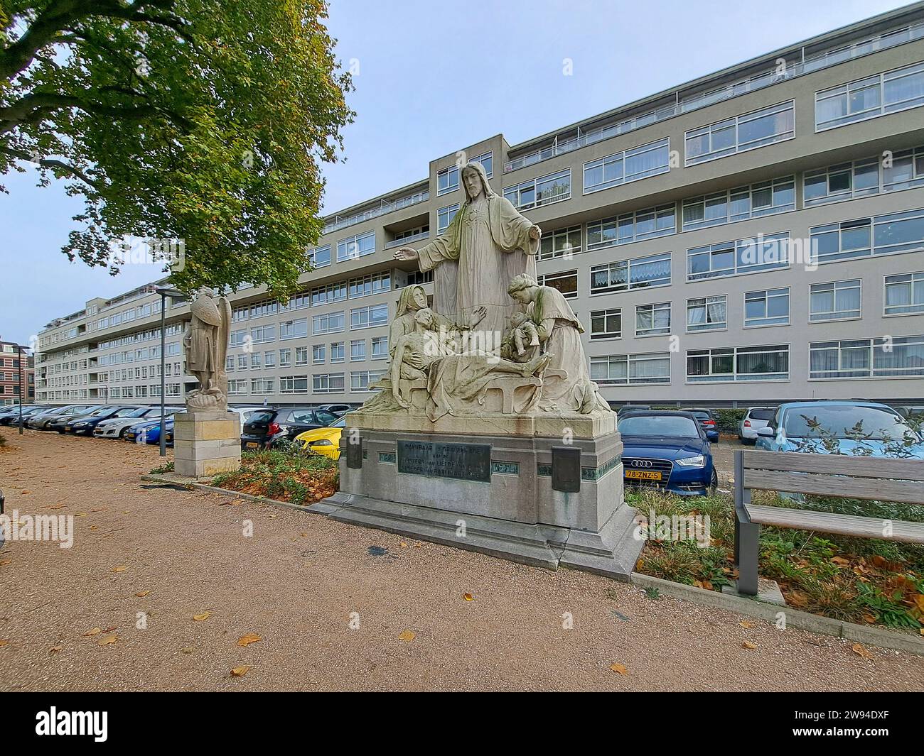 Statues of earth angel michael and mother of mercy in thanks for ...