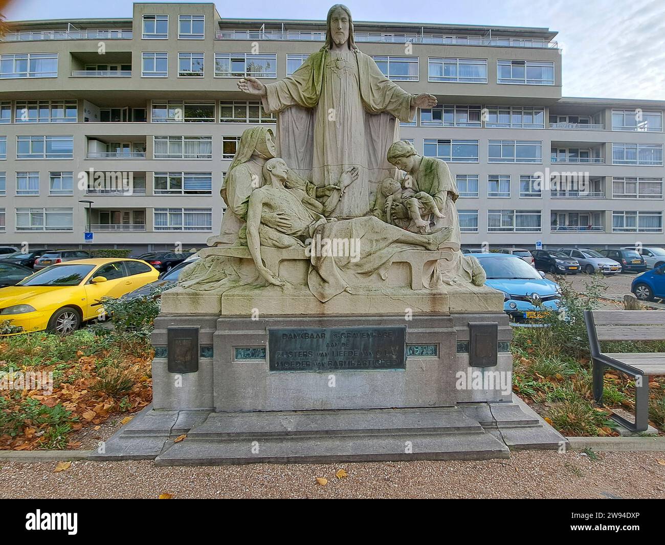 Statues of earth angel michael and mother of mercy in thanks for ...