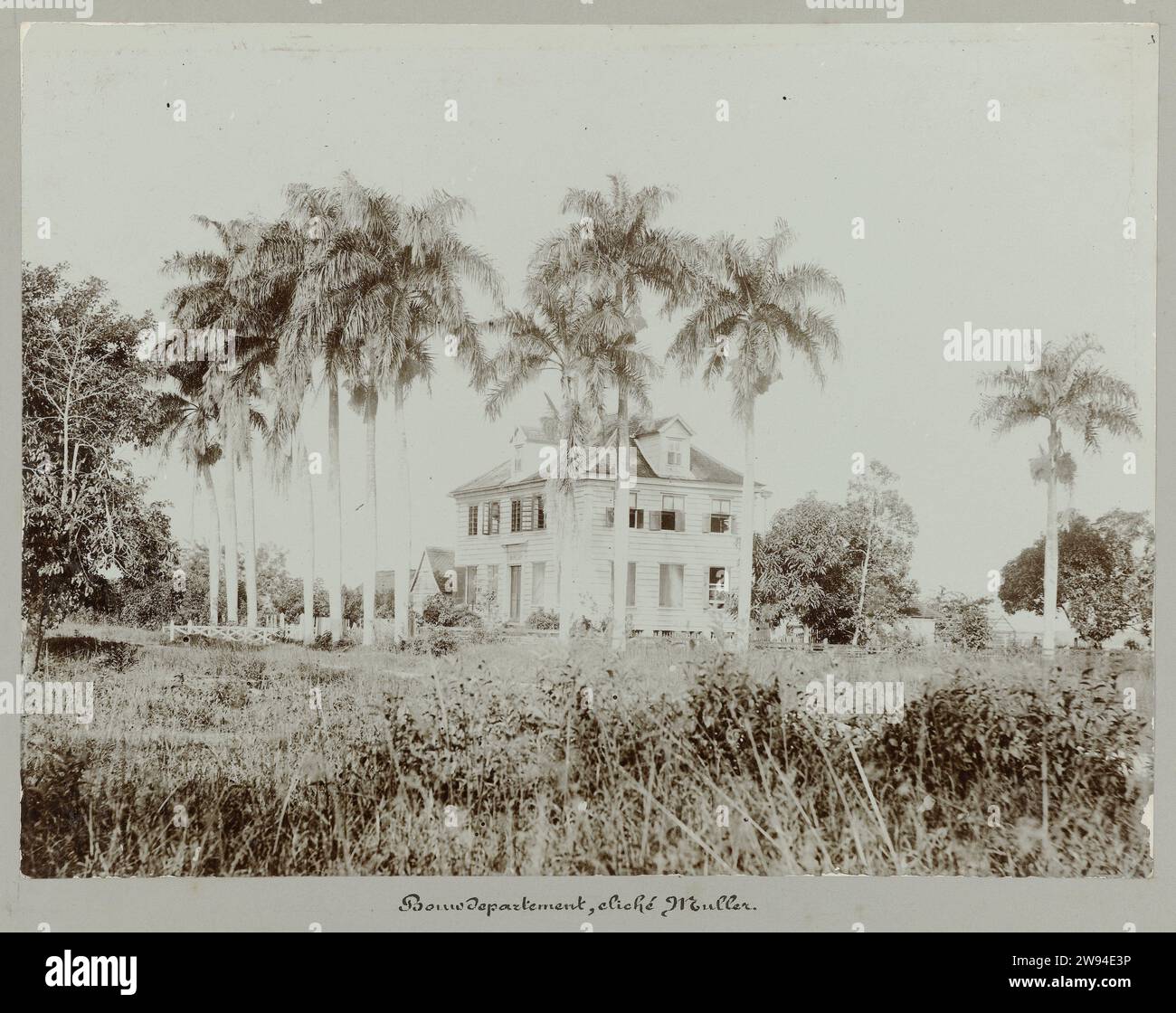 Construction Department, 1885 - 1895 photograph View of the building of ...