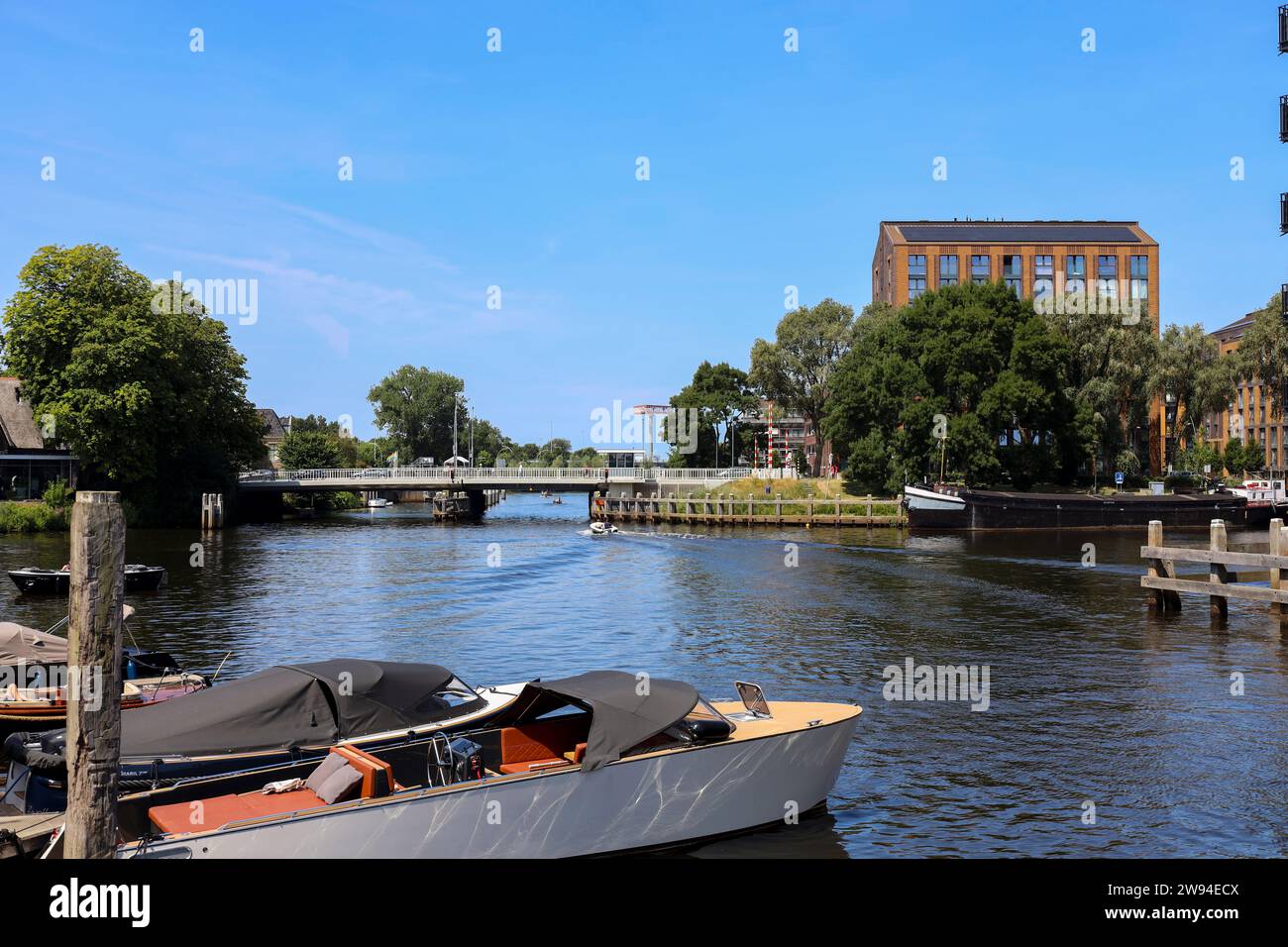 Old and archival buildings of the city center of Zwolle in the ...