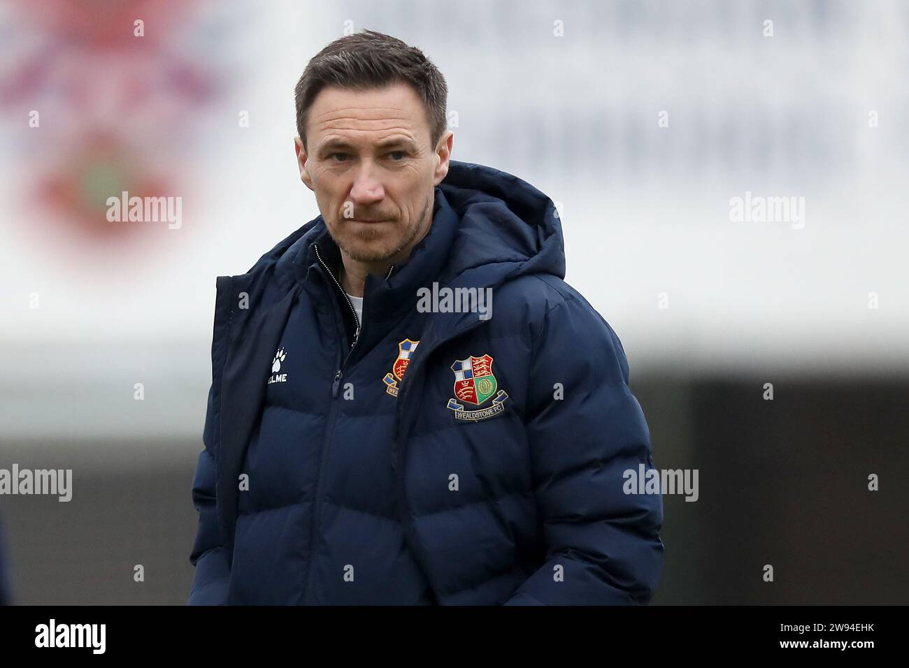 Wealdstone manager Stuart Maynard during Dagenham & Redbridge vs ...