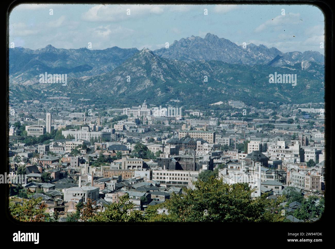 Seoul, October 1952, David Keel, 1952 color slide Korea slide Korea ...