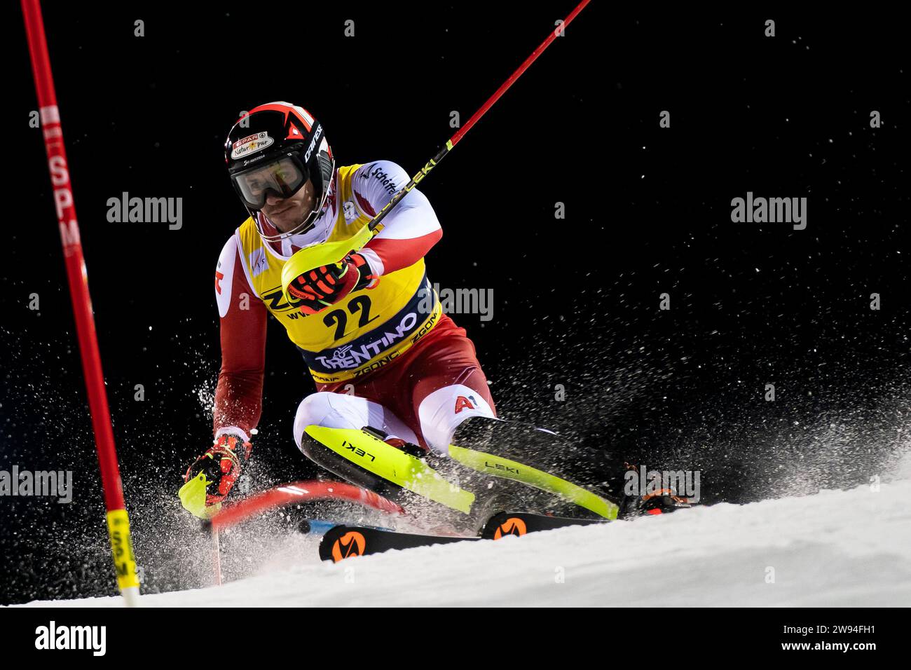 Madonna di Campiglio, Trento, Italy 22 December 2023: MATT Michael (Aut ...