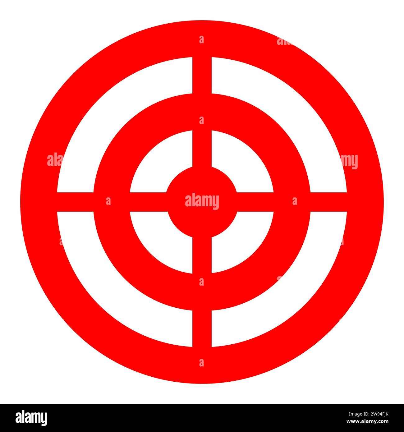 Target symbol icon illustration Stock Photo - Alamy
