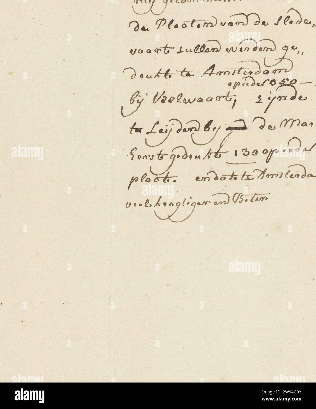 Note about the reprint in 1781 of the series of the Sleedevaart of 1776 ...