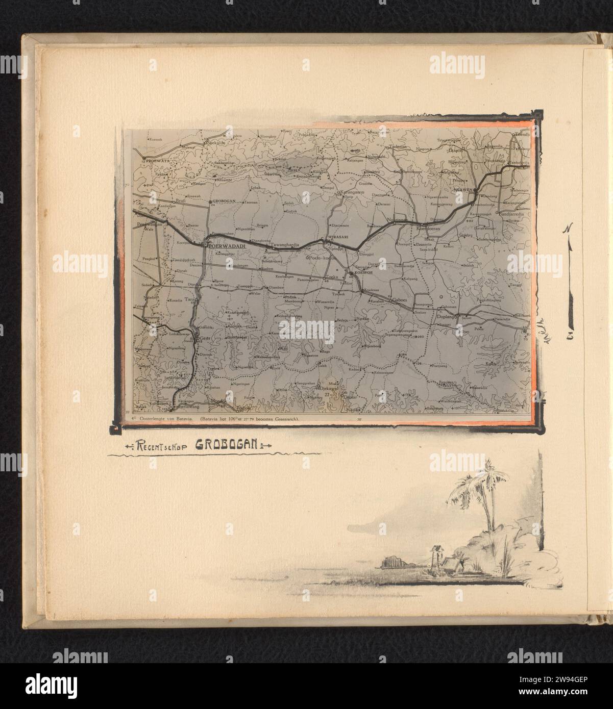 Map of grobogan hi-res stock photography and images - Alamy